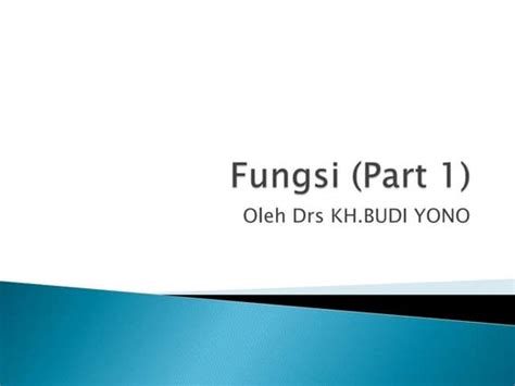 fungsi dan prosedur ppt