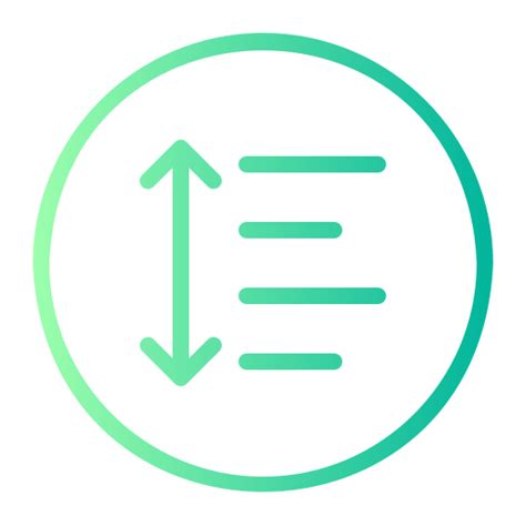 Line Spacing Free Edit Tools Icons