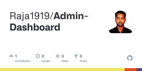 GitHub Raja1919 Admin Dashboard