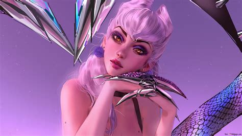 Kda Evelynn League Of Legends Lol 4k Wallpaper Download