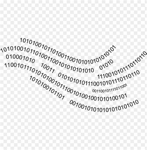 This Free Icons Png Design Of Binary Code Wave PNG Transparent With Clear Background ID