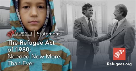 Uscri This Week Marks The 45th Anniversary Of The Refugee Act Of 1980—a Bipartisan Effort To