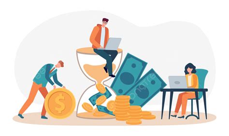 시간은 돈 관리 계획 시간표 현금 계획 Png 일러스트 및 벡터 에 대한 무료 다운로드 Pngtree