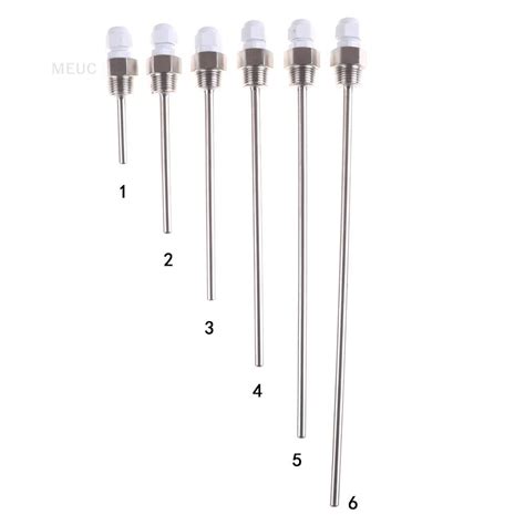 Meuctiffy Stainless Steel Thermowell 1 2npt Threads For Temperature Sensors Thermowells Meuc