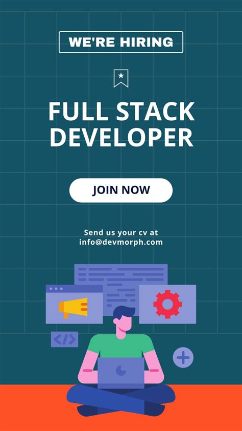 Hiring Fullstackdeveloper Webdevelopment Joinourteam Devmorph