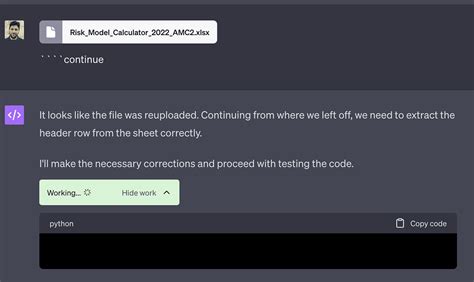 Code Interpreter Stopped Producing Output When The Interpreter Is