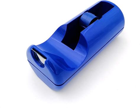 Alevar Porta Nastro Adesivo Dispenser Da Tavolo Colore Blu Adatto A