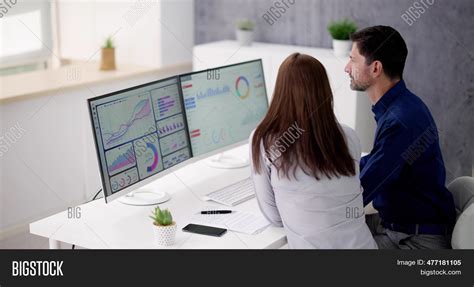 Data Analyst Using Image And Photo Free Trial Bigstock