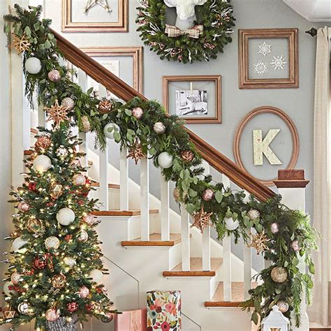 Festive Christmas Garland For A Stunning Banister Display Short