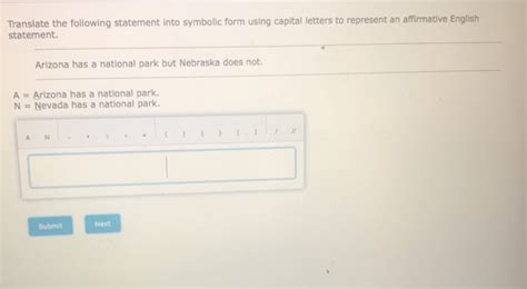 solved translate the following statement into symbolic form