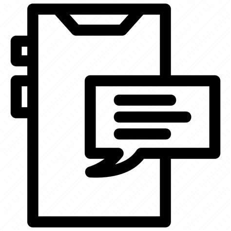 Sms Message Phone Mobile Communication Technology Icon Download On Iconfinder