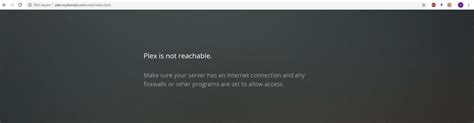 Plex Unreachable With Synology Nas Reverse Proxy Issue Rplex