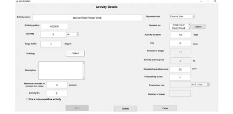 Activity Details Layout Wizard Download Scientific Diagram