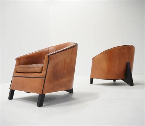 Pair Of Charel Lounge Chairs By Bart Van Bekhoven For Artistiek 1990s