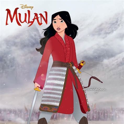Artworks By Louie Cruz On Instagram Loyal Brave True 🐉 Hua Mulan