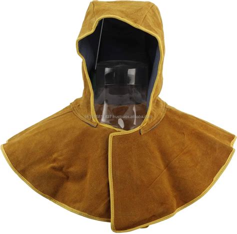 Wholesale Leather Welding Safety Head Cover Protection Hood Leather
