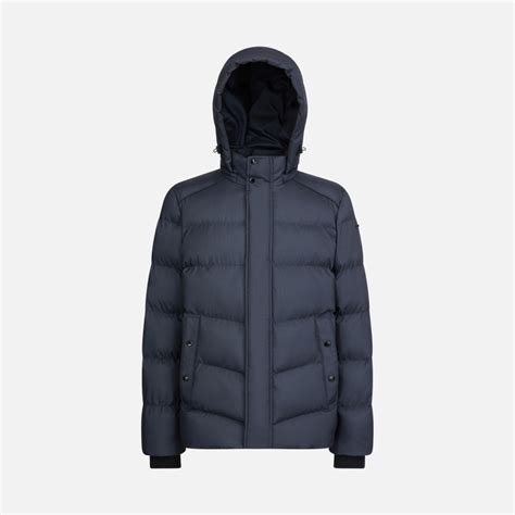 Geox® SANDFORD: Jacket With Hood black Man | Geox®