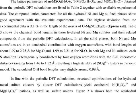 Lists The Lattice Parameters Of These Compounds Calculated Using The
