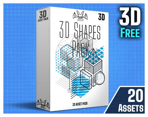 3d Shapes Asset Pack By Jdsherbert