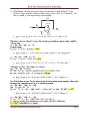 Ece2010 Hw6 Solutions Pdf ECE 2010 Homework 6 Solutions 1 32 Pts In The Following Circuit All