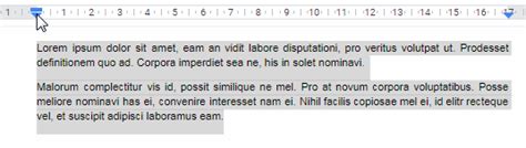 First Line Indent And Hanging Indent In Google Docs