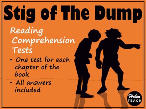 Stig Of The Dump 9 Reading Comprehension Tests And Answers Teaching