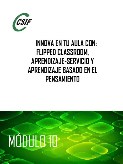 Módulo 10 Innova En Tu Aula Pdf