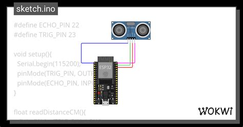 Ali Ultrasonic Wokwi ESP STM Arduino Simulator
