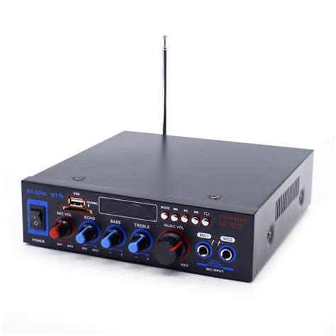 12220v 800w 2ch Equalizer Amplifier Audio Bluetoo Vicedeal