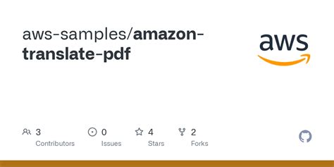 Github Aws Samples Amazon Translate Pdf