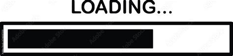 Loading Status Bar Load Indicator Download Progress And Line Upload