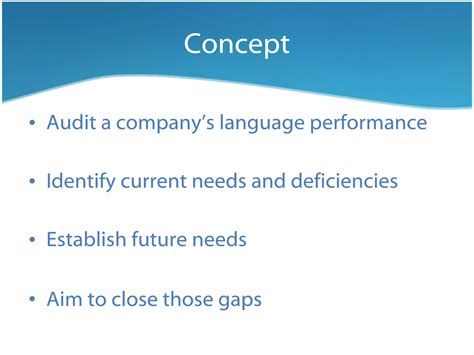 Corporate Language Audit Ppt