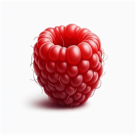 Premium Vector Isolated Trendy Modern Raspberry Fruit Vector Art Illustration Emoji Emoticon