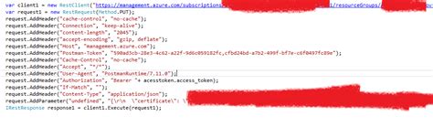 Azure The Authentication Failed Because Of Missing Authorization