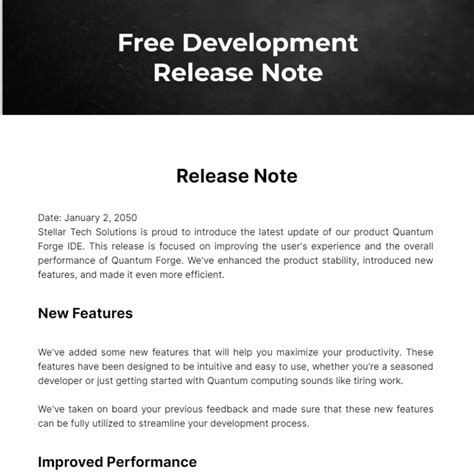 Free Inspection Release Note Template To Edit Online