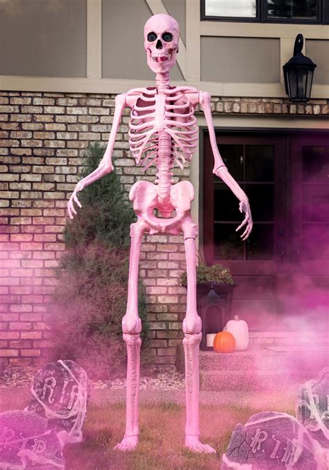 8ft Ms Vanderbones Pink Skeleton Prop Skeleton Decorations