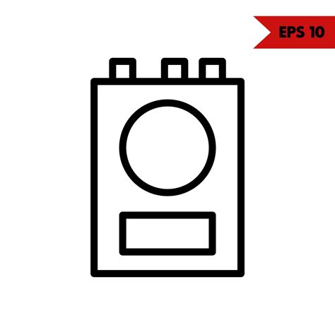 Illustration Of Radio Line Icon 14072537 Vector Art At Vecteezy
