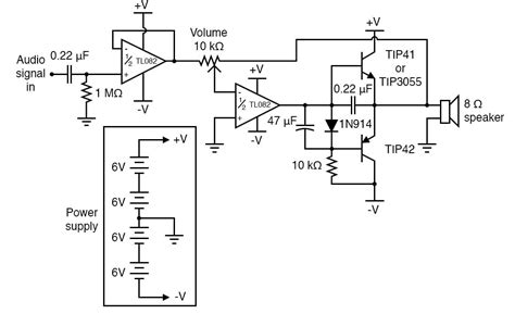 Diagram Class B Amplifier Circuit Diagram Mydiagramonline