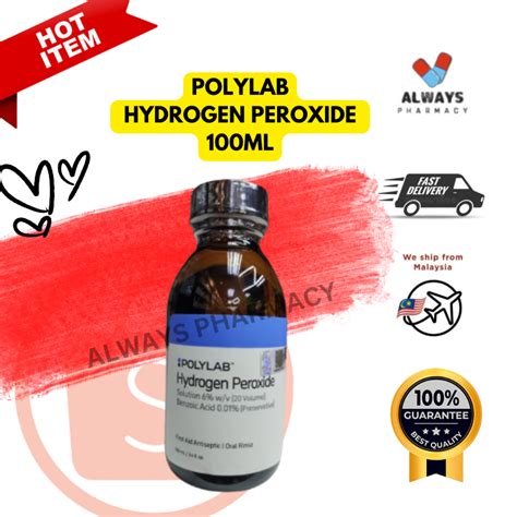 Polylab Hydrogen Peroxide 100ml Shopee Malaysia