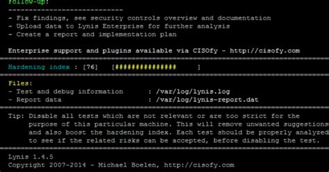 how to audit aix unix systems with lynis linux audit