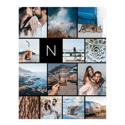 Grid Monogram Puzzle Puzzle