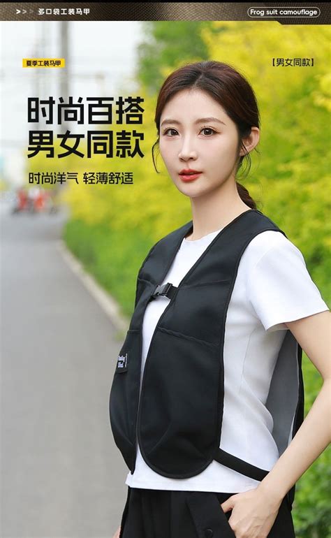 夏季新款馬甲男女衕款薄款工裝坎肩戶外運動攝影騎跑步行休閒口pi8 蝦皮購物