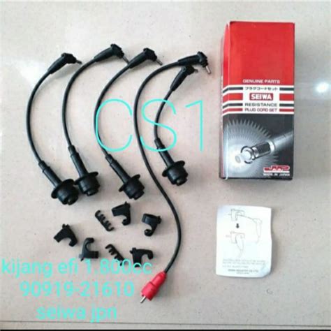 Jual KABEL BUSI TALI BUSI SET TOYOTA KIJANG EFI 1 8 ASLI SEIWA JAPAN Shopee Indonesia