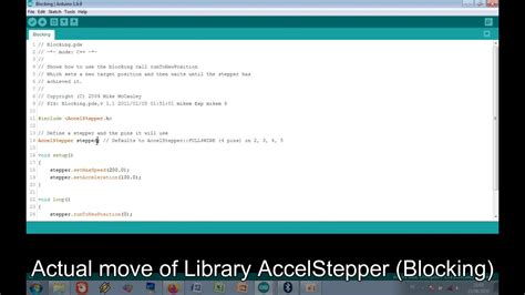 Actual Move For Library AccelStepper Blocking YouTube