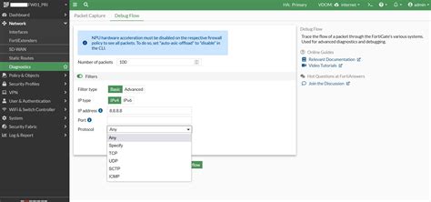 My Network Security Journal Perform Packet Capture In Fortigate Firewall