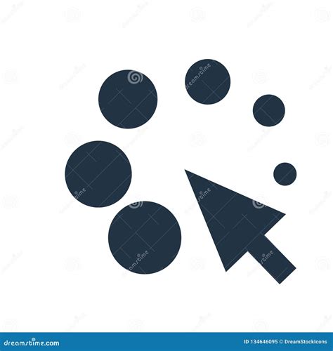 Wait Cursor Icon Vector Isolated On White Background Wait Cursor Sign