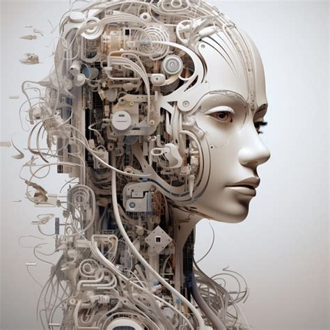 Premium Photo Photo Portrait Of A Sensual Cyber Woman