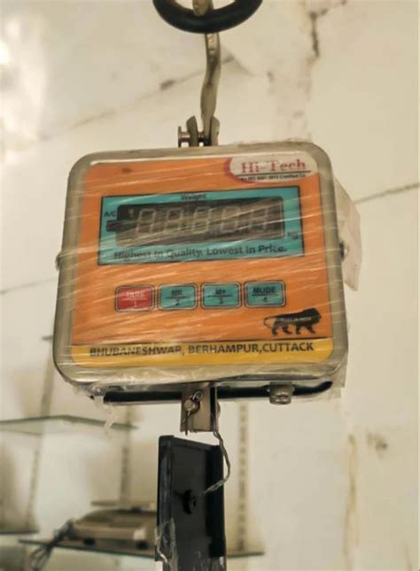 Hi Tech Hanging 20kg Stainless Steel Weighing Scale For Business Use 30 Kg At ₹ 1770piece In