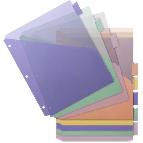 Binder Dividers With Pockets