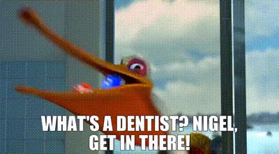 Dentist Brush Smiling Teeth Cartoon 
